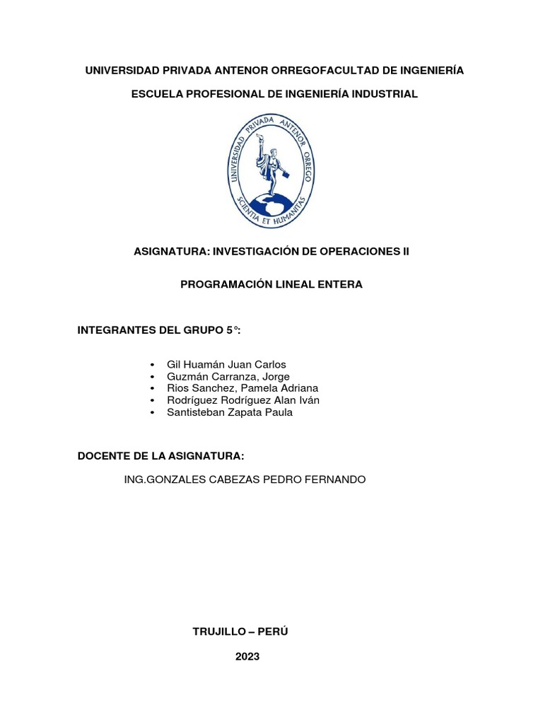 Grupo 05 Tarea 2 | PDF