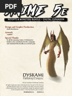 5E - Anime Into D&D - Mega Collection 1 (Race - Lineages-Archetypes) | PDF