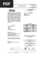 Ficha Técnica Citrosan | PDF | Química | Biología