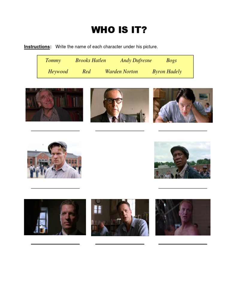 Shawshank Redemption PDF | PDF | Gambling | Prison