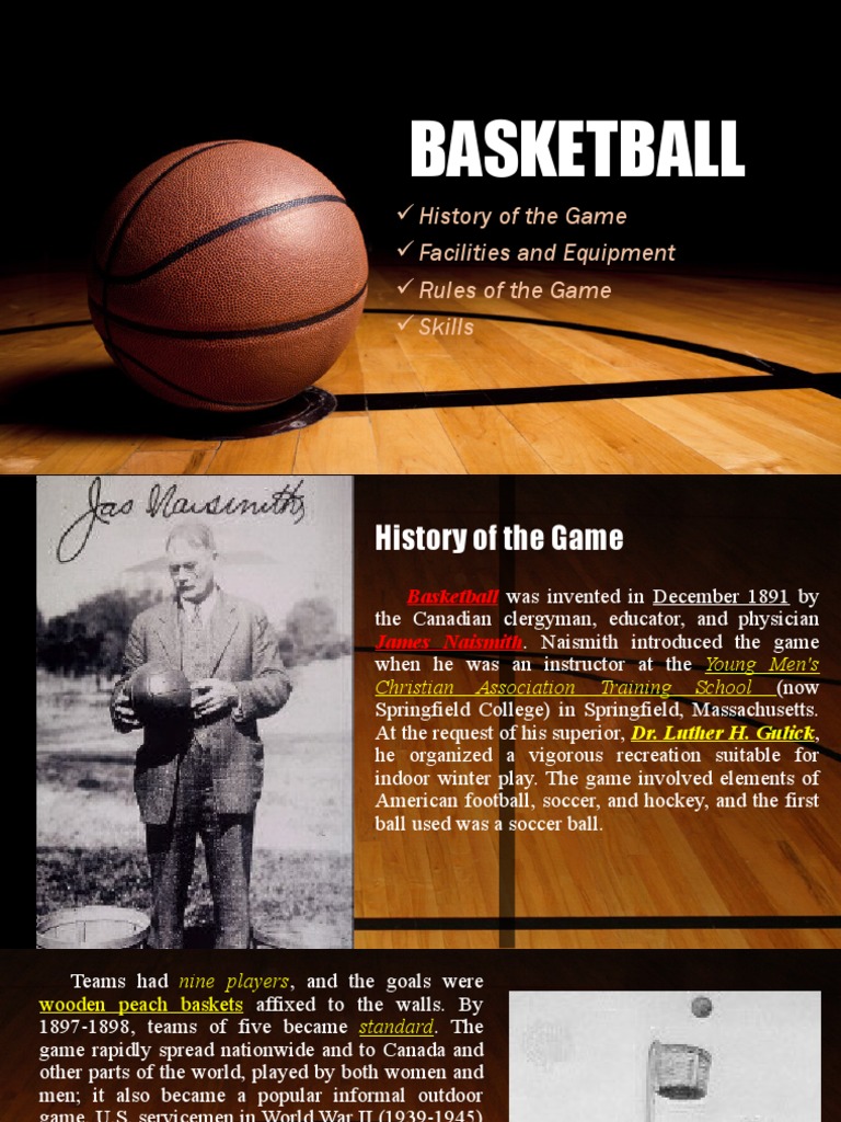 Basketball: History, Rules, and Equipment | PDF