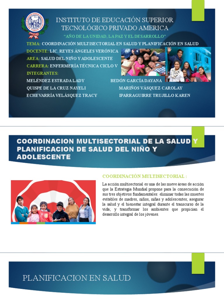 Coordinación y Planificación en Salud Infantil | PDF