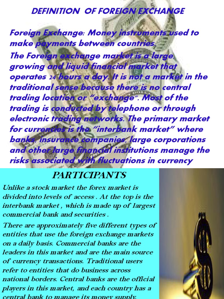Foriegn Exchange Market | PDF | Foreign Exchange Market | Financial Markets