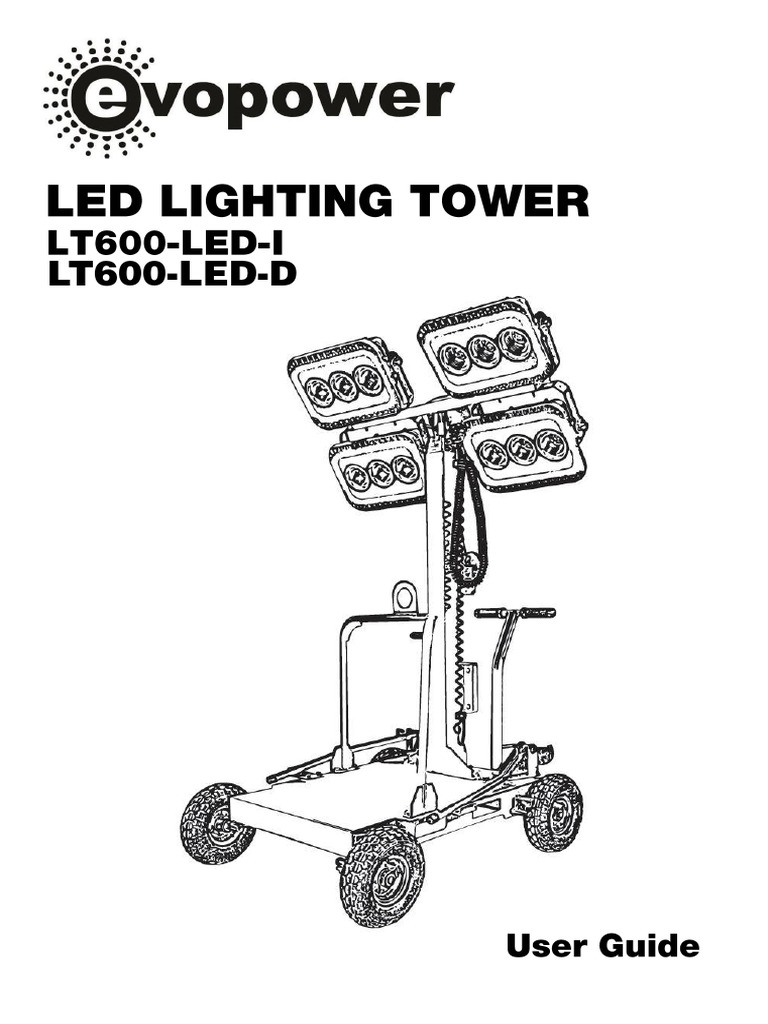 EVOPOWER LT600 LED Serial User Manual PDF | PDF