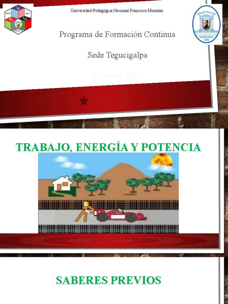 Trabajo, Energía y Potencia | PDF