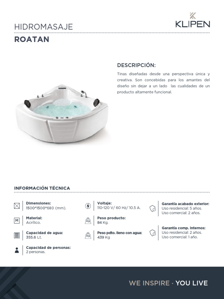 Medidas y Guía de Instalación de Jacuzzi | PDF