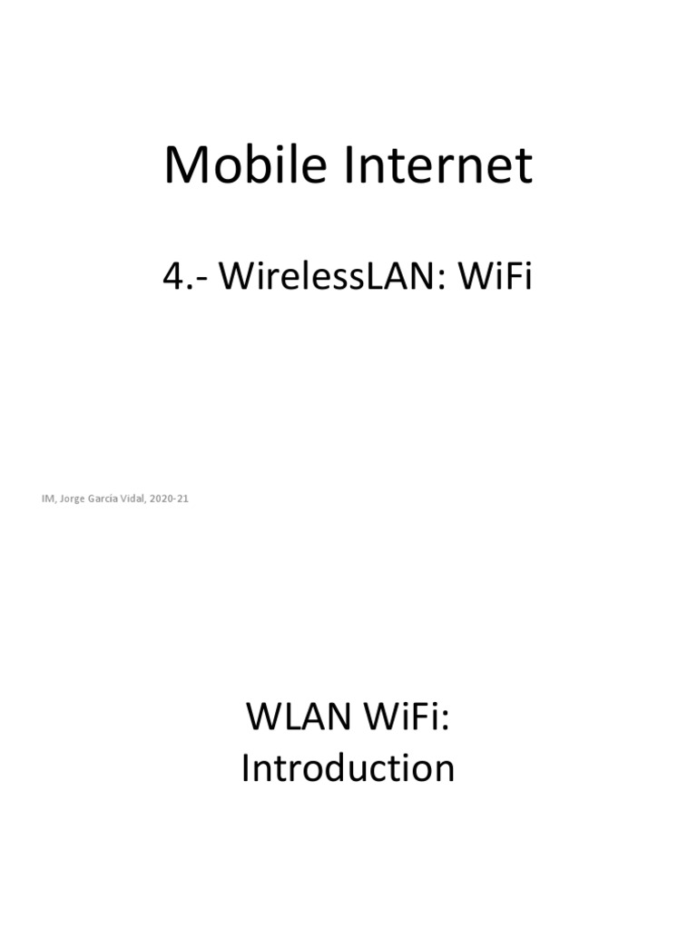IM2020 21 Tema04 WiFi PDF | PDF