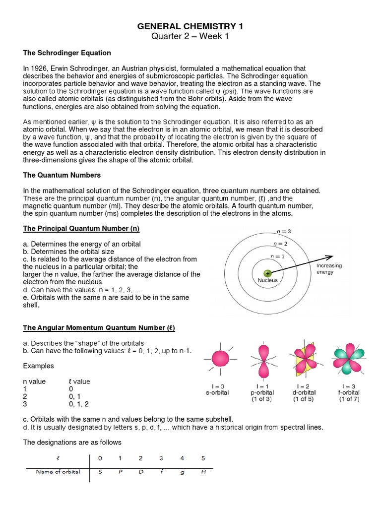 Gen-Chem-1 Handout Q2 Week1 PDF | PDF