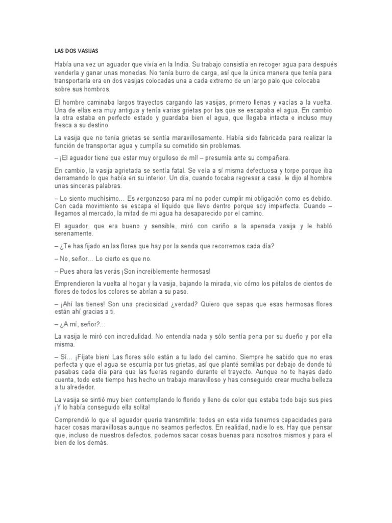 Las Dos Vasijas Pdf