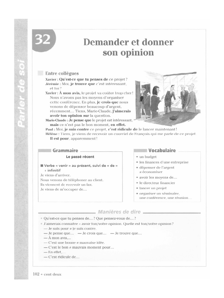 Donner Son Opinion PDF | PDF