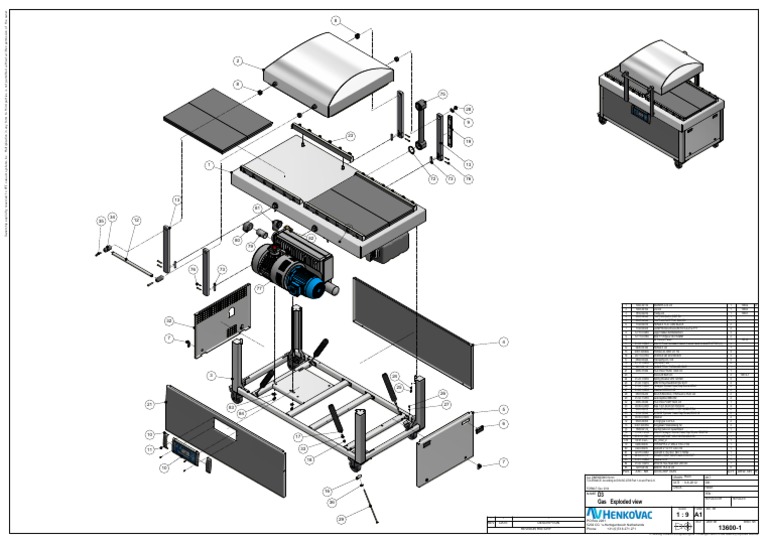 D3 Gas Assembly Exploded View PDF | PDF