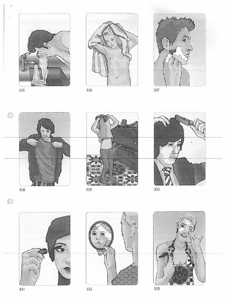 Refleksive Verb Bilder Og Tekst PDF | PDF