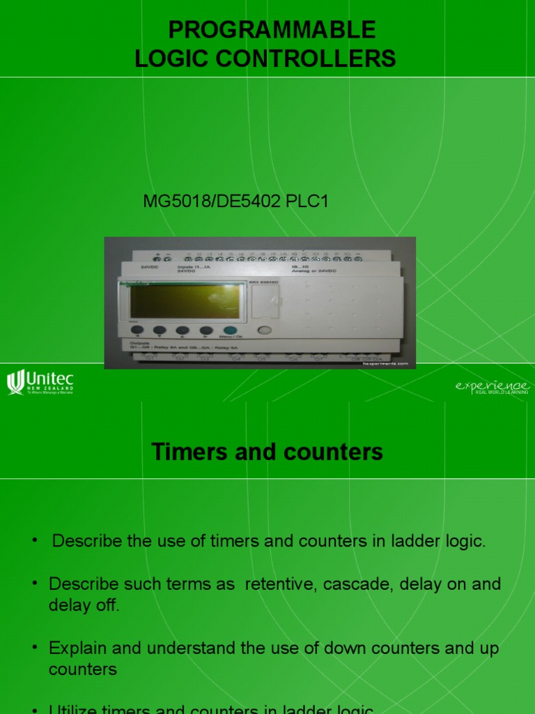 PLC Timers - Lecture 5 | PDF