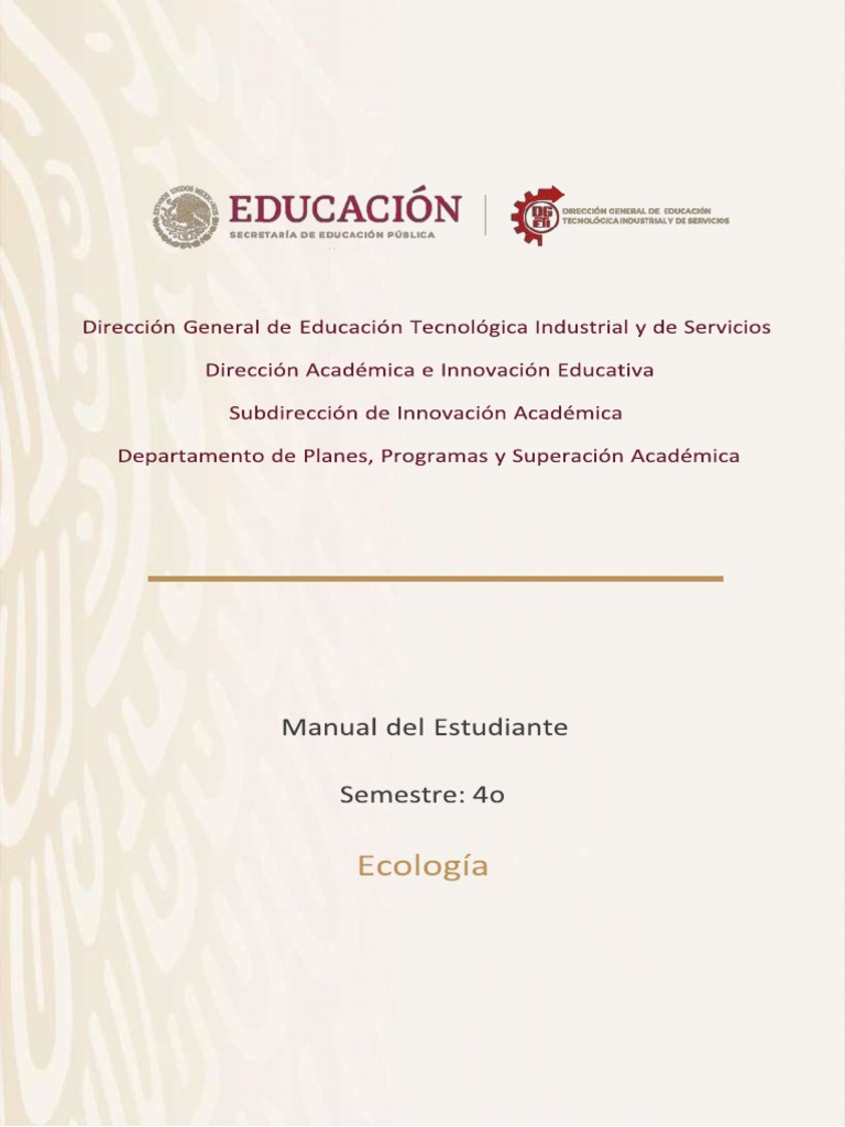 Ecología 2023 Cuadernillo 1ero Y 2do Parcial 1 110 Pdf