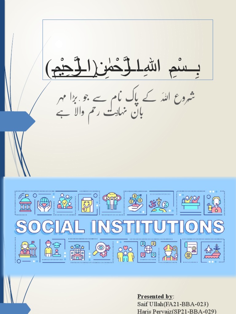 Overview of Social Institutions | PDF