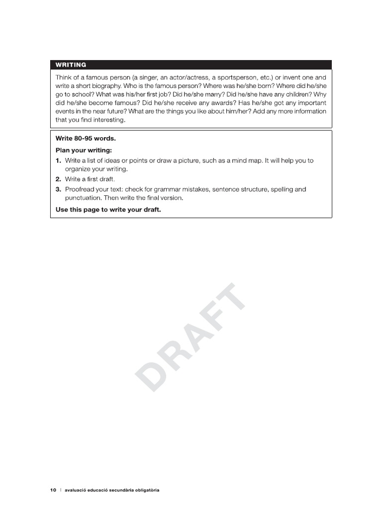 Writing Competències Bàsiques PDF | PDF