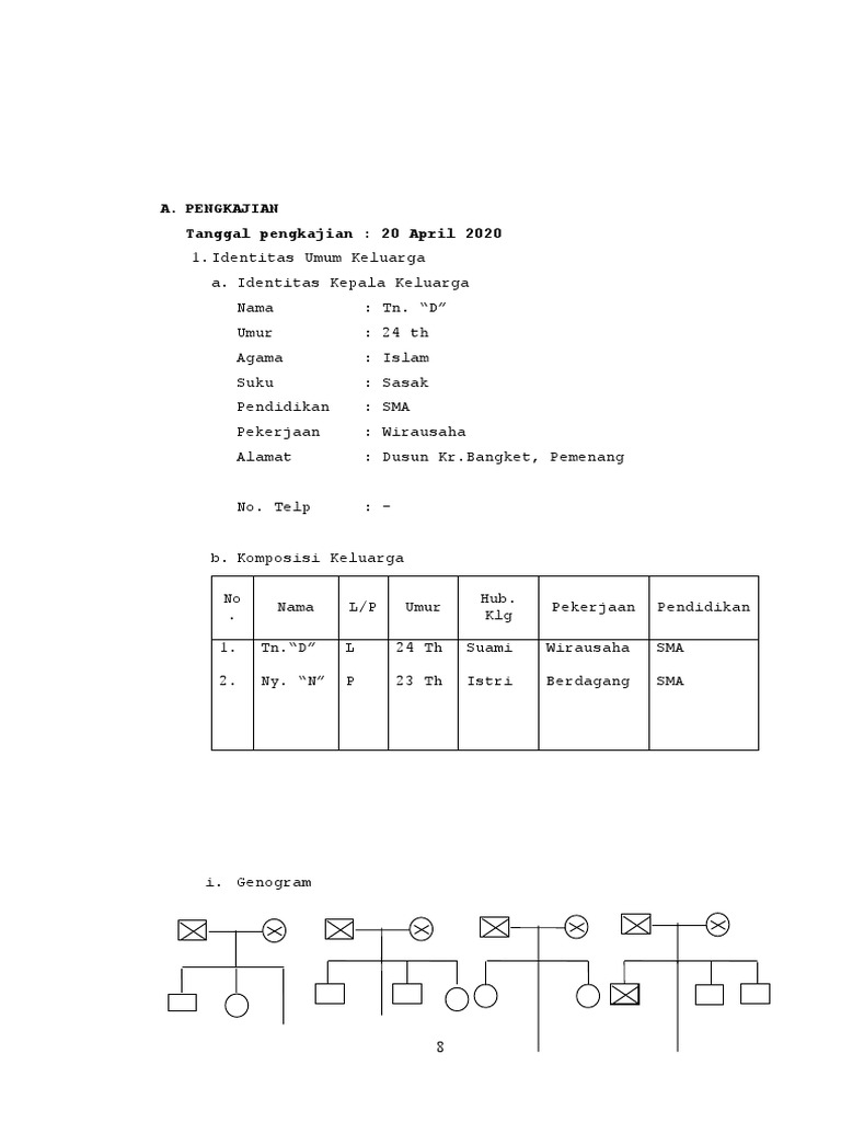 Askep Keluarga Baru Menikah Izza | PDF