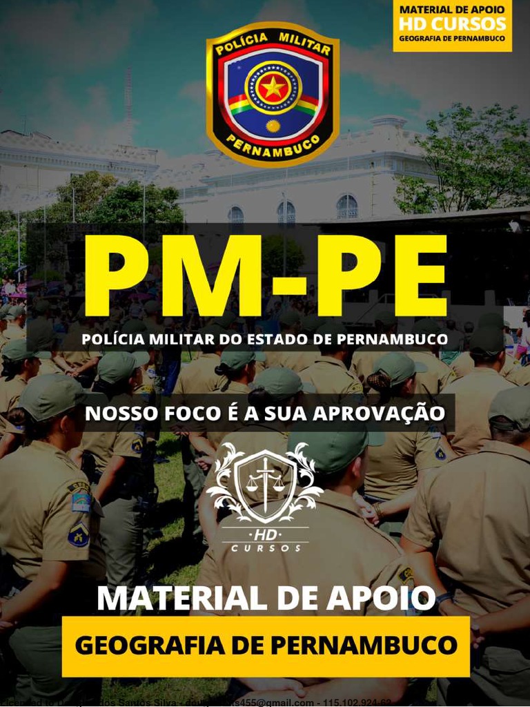 Geografia PM HD Cursos PDF | PDF | Brasil | Agricultura