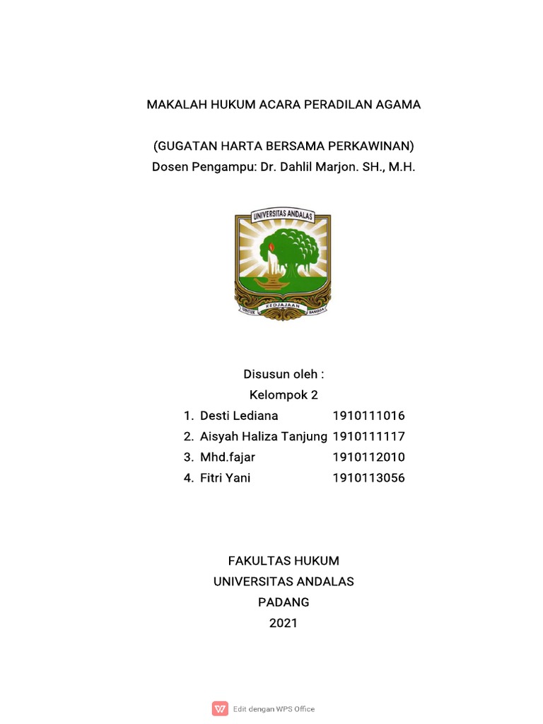 Makalah Kelompok 2 Hap Agama 2.3 PDF | PDF