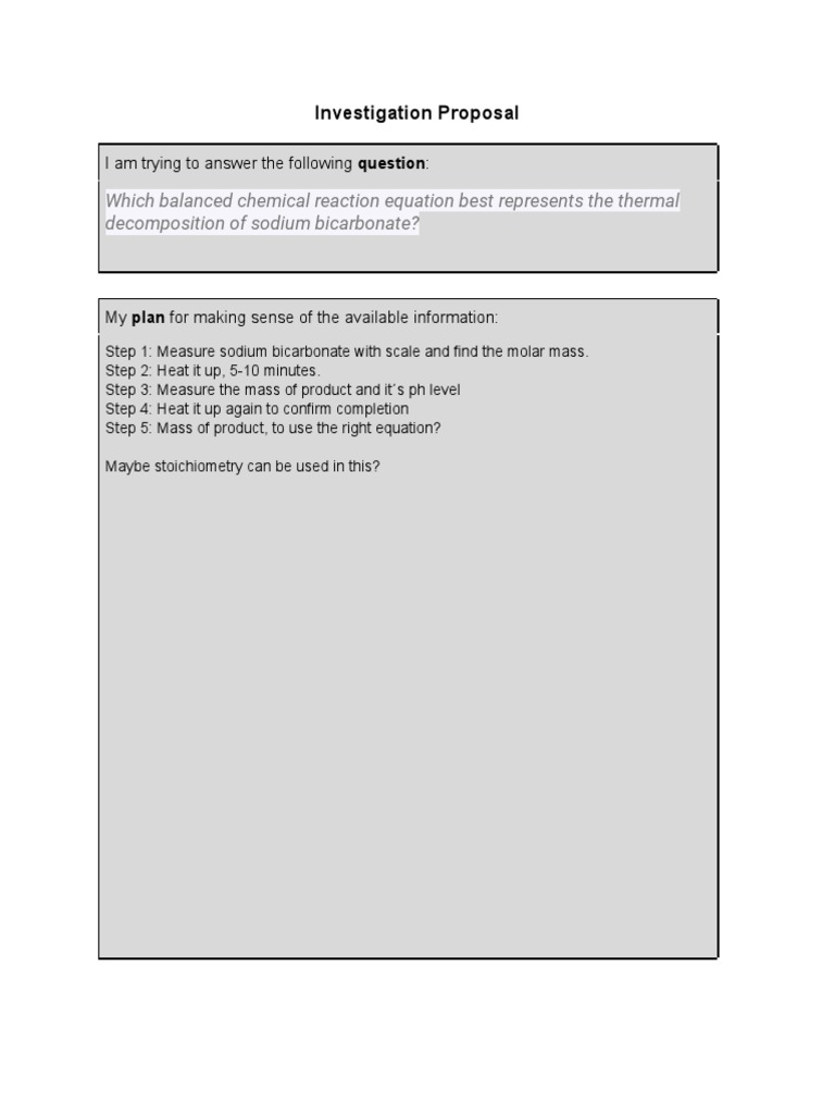 Remote Investigation Proposal E PDF | PDF