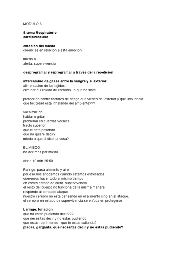 Sistema Respiratorio PDF | PDF Sistema Respiratorio PDF | PDF