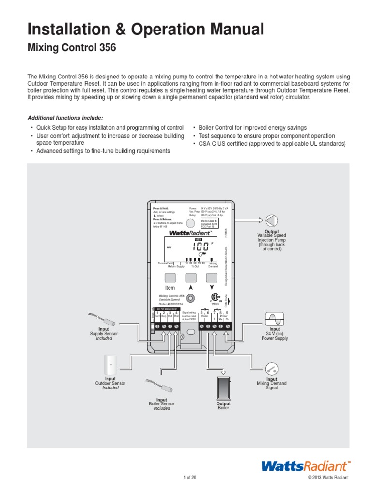 Iom WR Mixing - Control 356 PDF | PDF