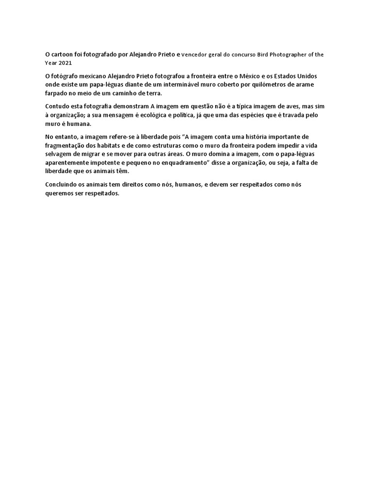 Apreciação Crítica Escrita | PDF