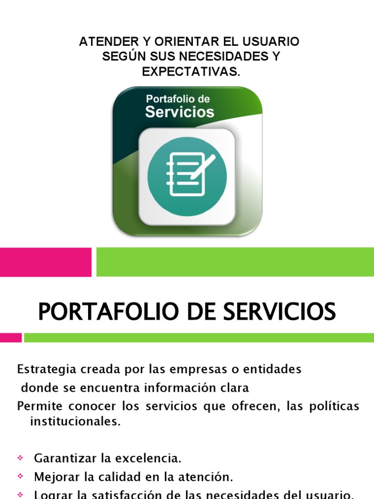 Portafolio de Servicios | PDF