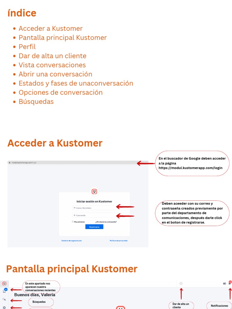 Guía Kustomer | PDF