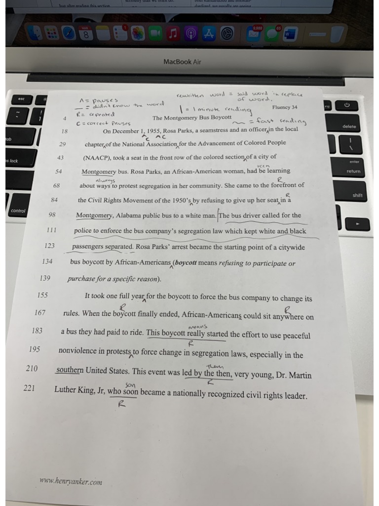 Fluency Reading Merged | PDF | Fluency | Learning