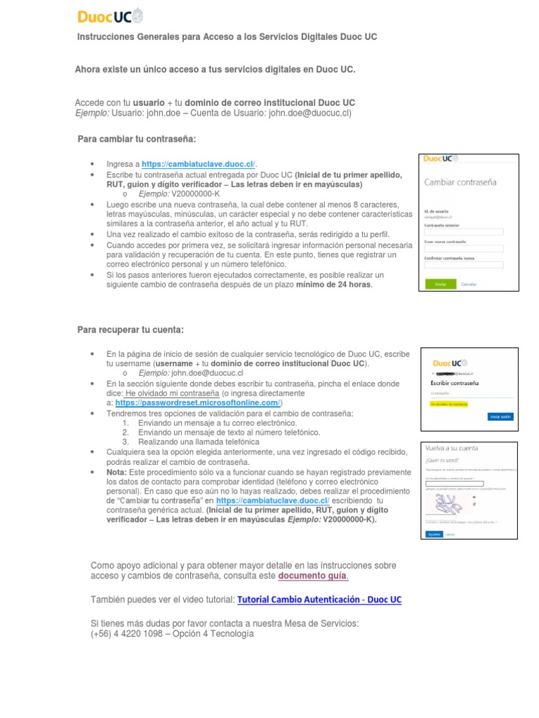Guía de Usuarios para Accesos y Contraseñas PDF | PDF
