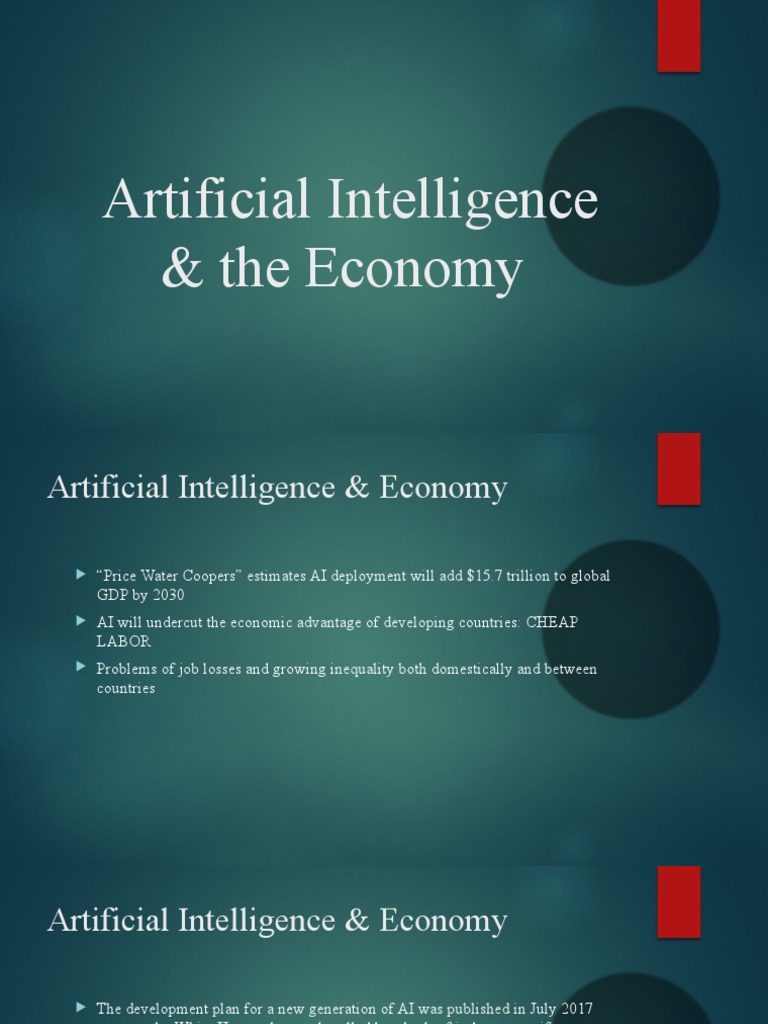Artificial Intelligence and Economy | PDF
