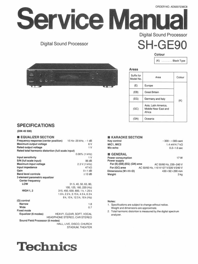 Technics SH-GE90.pdf | PDF