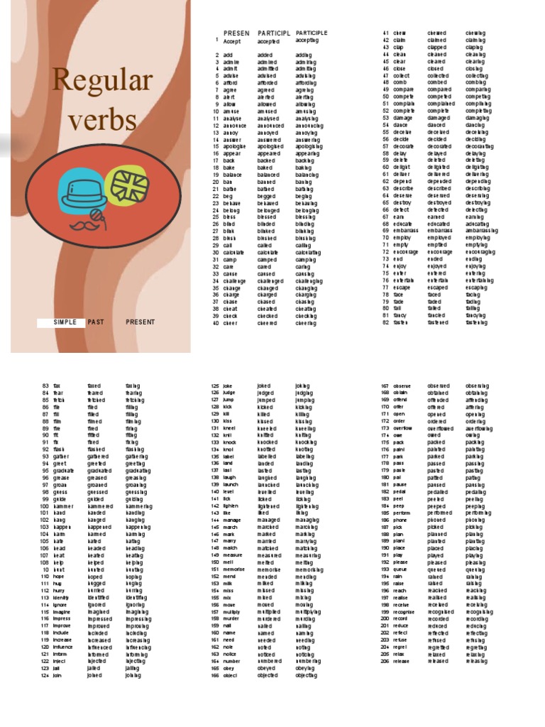Regular Verbs | PDF