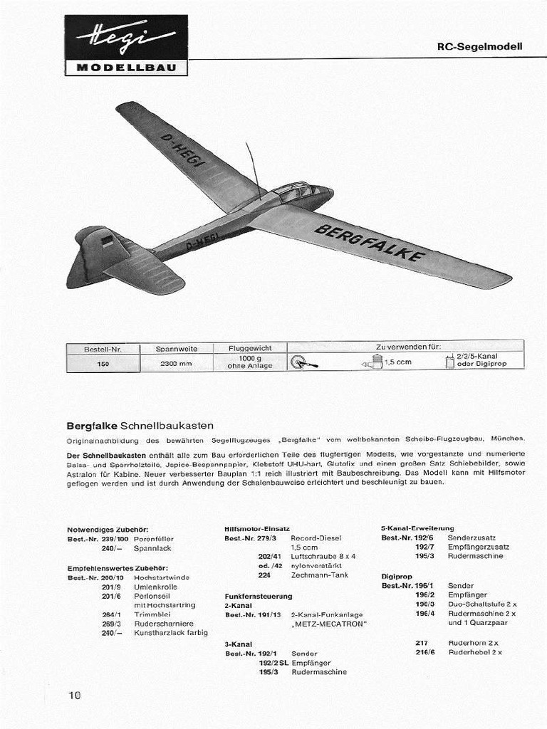 BergFalke 150 Oz12003 Catalogue | PDF