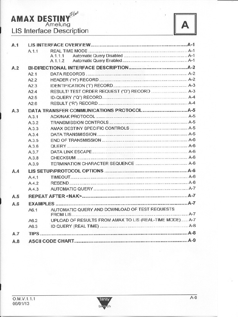 Manual Do Lis Amax - Destiny PDF | PDF
