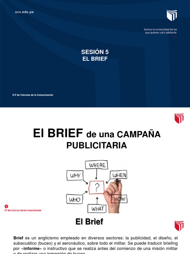 Clase 05 - El Brief PDF | PDF