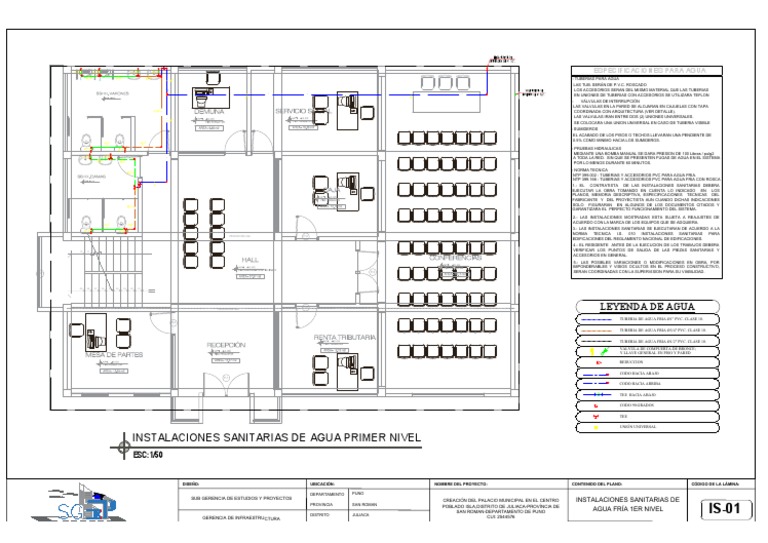 05 Planos Instalaciones Sanitarias (25-36) | PDF