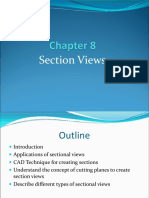 Section Views Tutorial in AutoCAD With Video | PDF | Drawing | Auto Cad