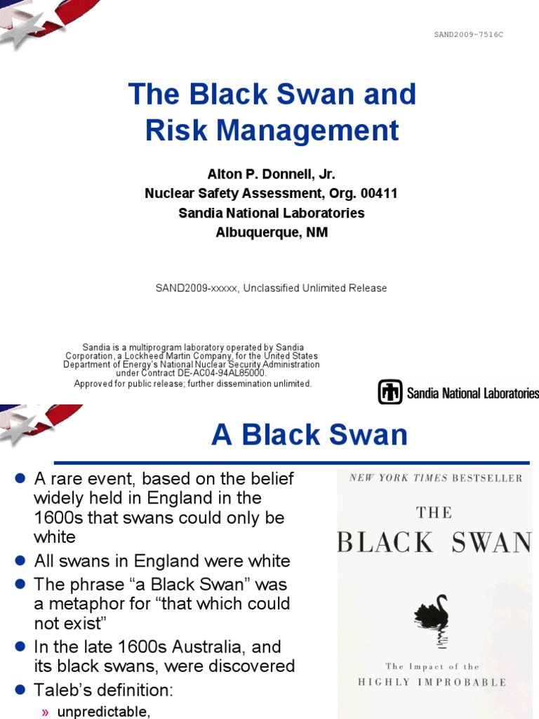 The Black Swan and Risk Management PDF | PDF | Risk | Nuclear Weapons