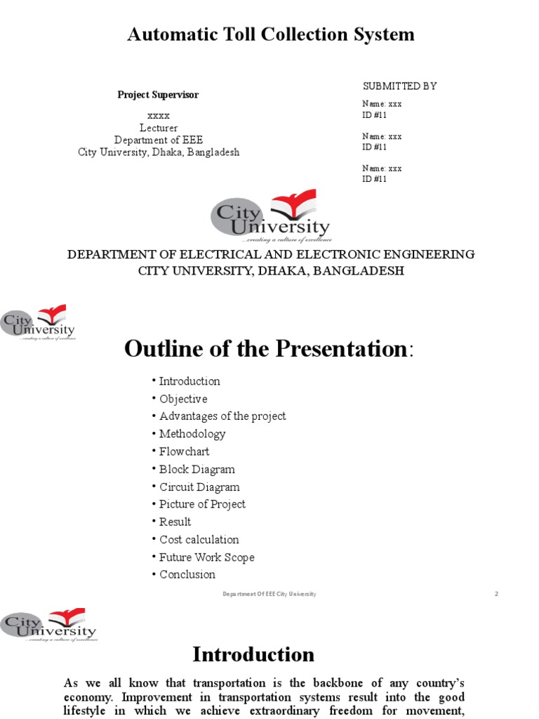 Automatic Toll Collection | PDF