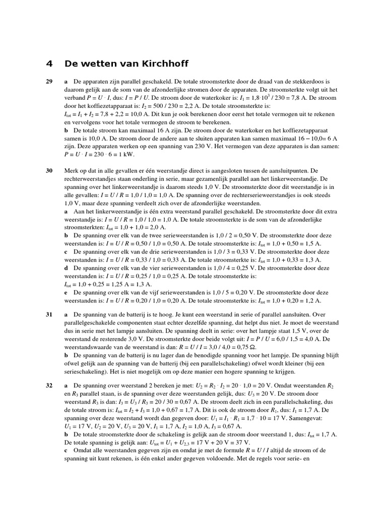 Uitwerkingen 4.4 PDF | PDF