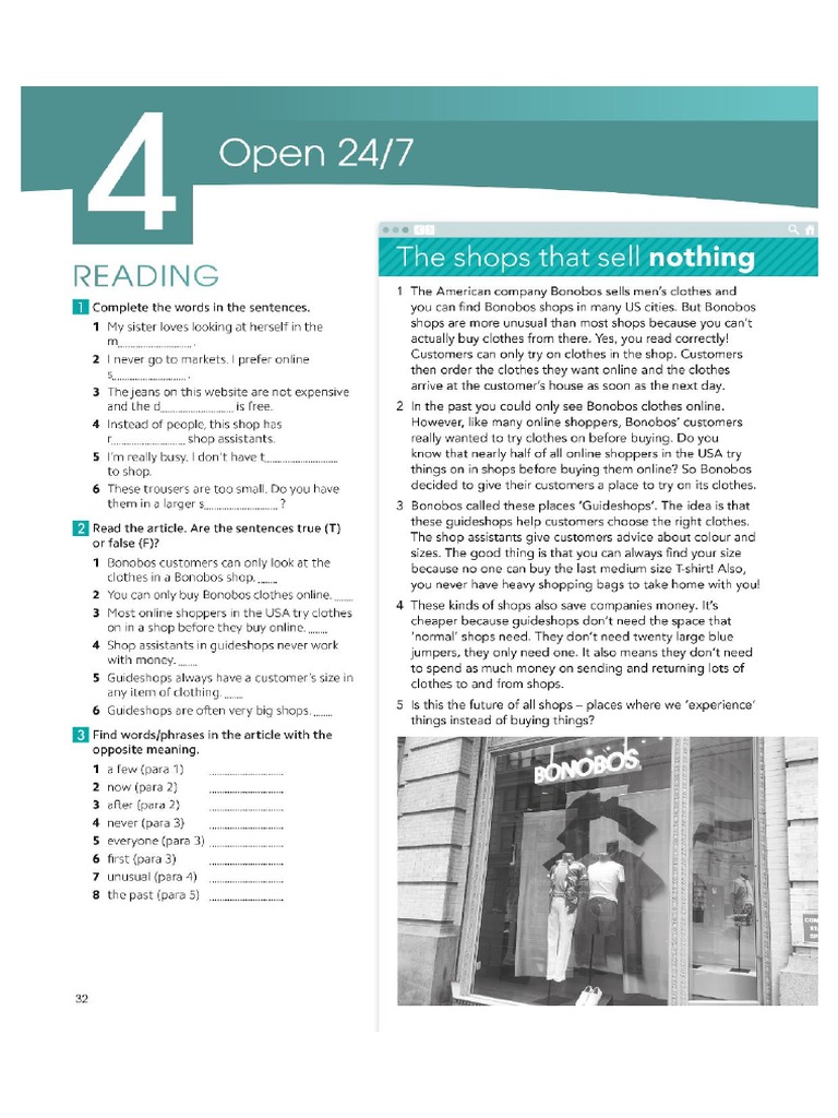 Gold Experience A2 WB - U4 PDF | PDF