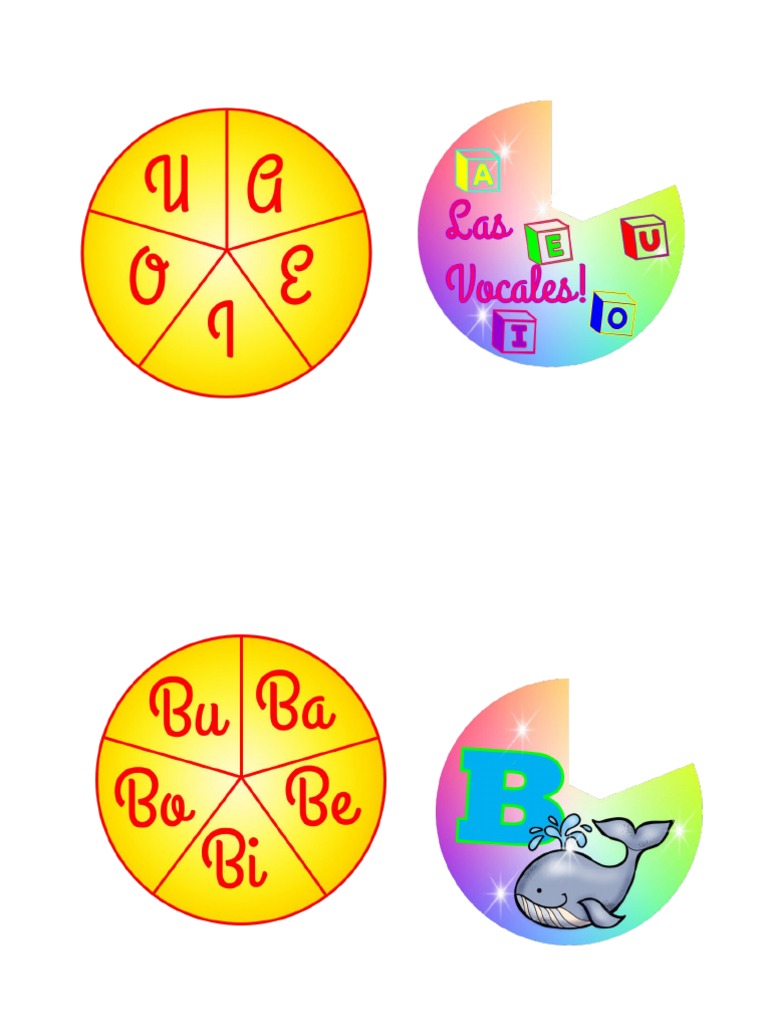 Tarjetas Giratorias Alfabeto | PDF