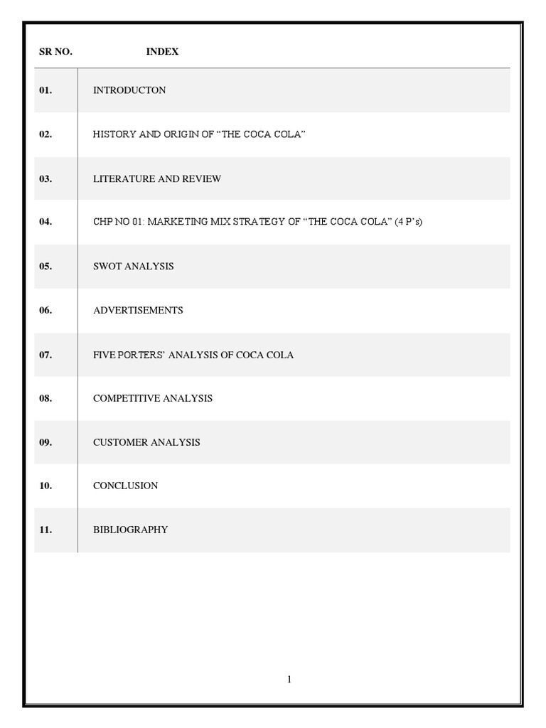 Coca Cola Pdf Pdf Coca Cola The Coca Cola Company