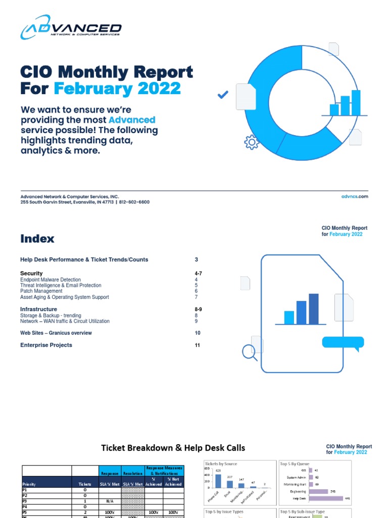 Best Security Monthly Report Template PDF | PDF