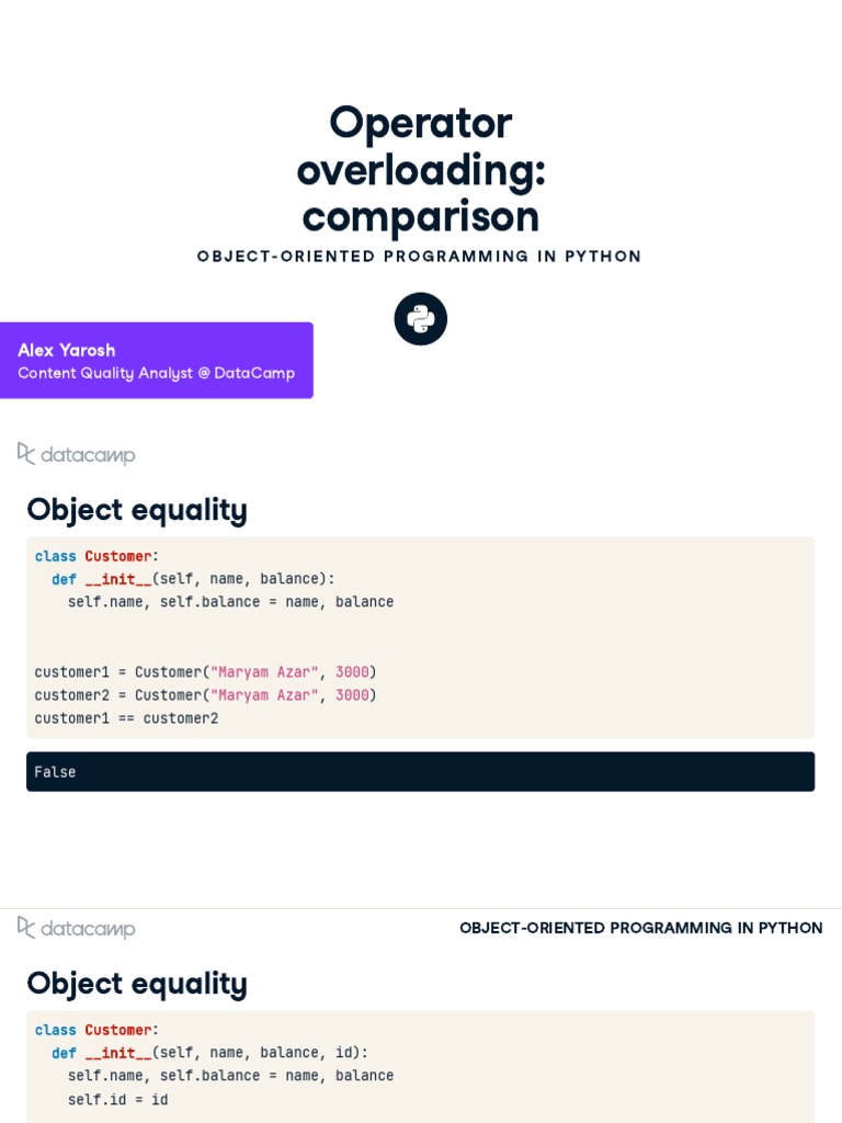 Chapter3-Integrating With Standard Python PDF | PDF | Class (Computer ...