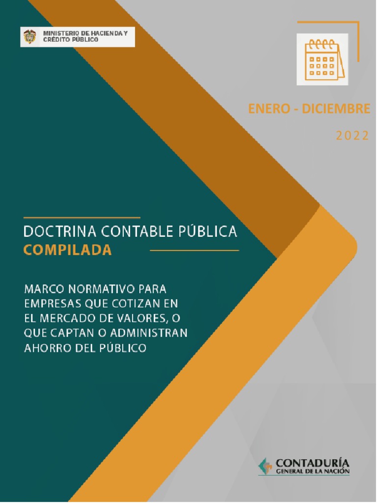Doctrina Contable Pública 2022 PDF | PDF