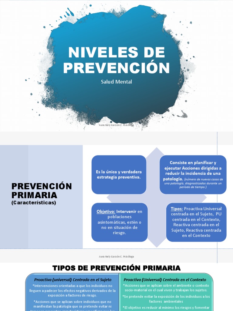 Tipos de Prevención PDF | PDF