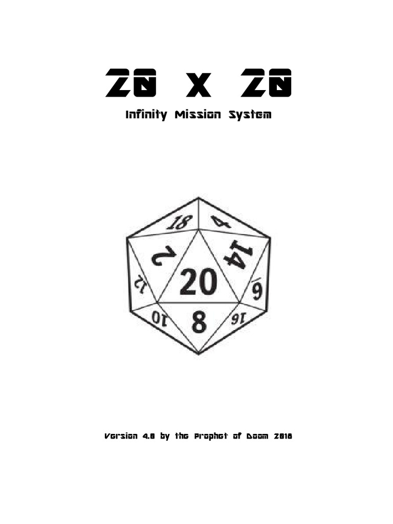 20x20 Infinity Mission System Guide | PDF | Security Hacker | Airborne ...